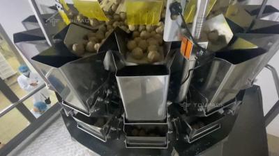 China Frozen Food Samosa Meatball Siomai Dumpling Packing Machine 40BPM 2.0kW / Unit for sale