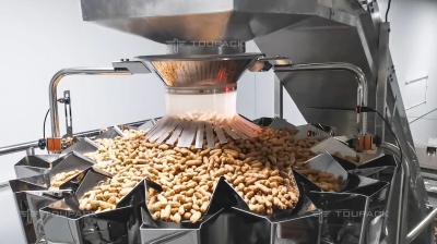 China Stand Up Pouch Vertical Weighing Packing Machine 2.5kg Peanut Cashew Nuts Packaging Machine for sale