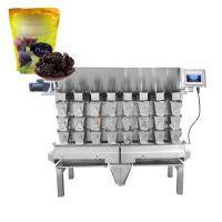 China Pillow 4 Sides Sealing Multihead Weigher Packing Machine For Preserved Fruit Prunes for sale