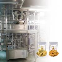 China Fully Automatic Puffed Food Filling Machine Fried Fish Skin Weighing And Packaging Systems for sale