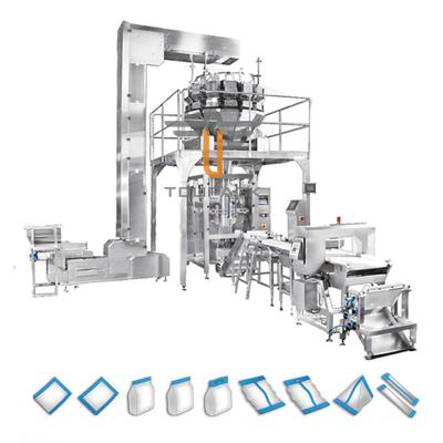 China High Speed Candy Packing Machine With Film Thickness 0.04-0.08mm 100g-5000g Capacity for sale