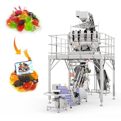 China Fruit Jelly Mesh Bag Packaging Machine for sale