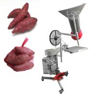 China Semi Automatic Citrus Net Bag Packaging Machine Sweet Potato Orange Mesh Bag Fruit Package Machine for sale