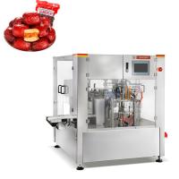 China Automatic Rotary Bag Filling And Sealing Machine for Doypack Premade Stand Up Pouch Red Jujube for sale