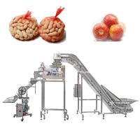China Semi Auto Hand Manually Garlic Onion Potato Mesh Net Bag Packaging Fruits Vegetables Clipping Clipper Packing Machine for sale