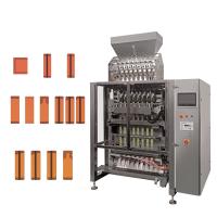 China Automatic Multilane 4 Side Seal Sachet Protein Powder Packaging Filling Machine Pouch Colagen Powder Machine for sale