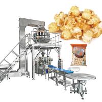 China Automatic Vertical Weighing Filling Pouch Bag Snack Coffee Bean Cereal Dog Food Rice Peanut Granule Dried Fruit Packing Machine for sale