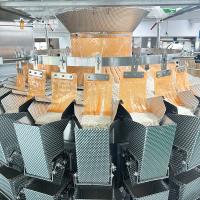 China Automatic Vertical Weighing Filling Pouch Bag Snack Coffee Bean Cereal Dog Food Rice Peanut Granule Dried Fruit Packing Machine for sale