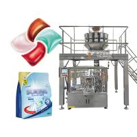 China Automatic Dishwasher Detergent Tablets Vertical Cartoning Machine Box Packing Machine for sale