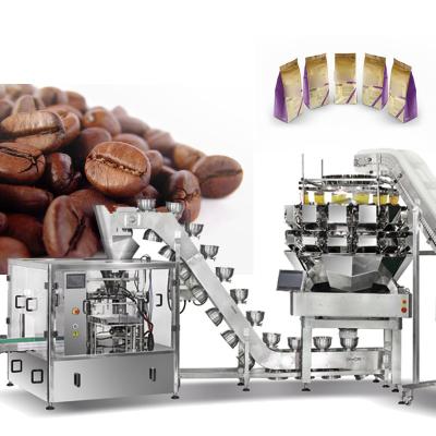 China Automatic Filling Sealing Stand Up Pouch Premade Bag Doypack Packaging Machine Nuts Dried Fruit Packing Machine for sale