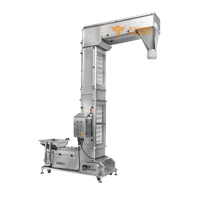China High Capacity Food Grade Vertical Lifter Elevator Z Type Bucket Conveyors For Sugar/Grains for sale