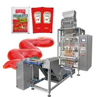 China High Speed Tomato Sauce Four Side Sealing Packaging Machine Automatic Seasoning Multi-column Liquid Packaging Machine for sale