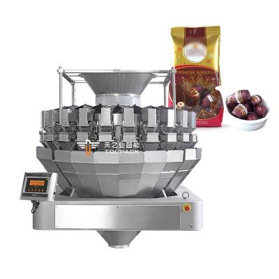 China Auto Stand up Pouch Doypack Weighing Packing Granule Peanut Cashew Nuts Multihead Weigher Filling Machine for sale