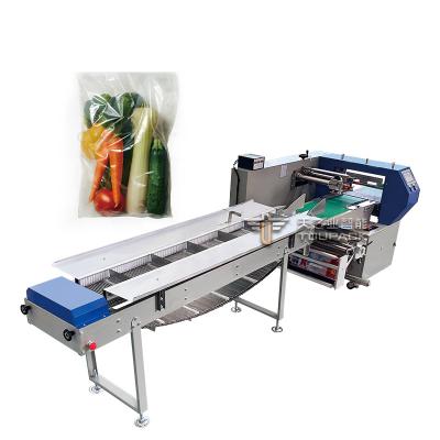 China Horizontal Wrapping Flow Pack Packing Machine Disposable Plates Kitchen Packaging Machine Pillow Packaging Machine for sale