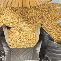 China Fully Automatic High Speed Nitrogen Vertical Form Fill Seal Pouch Snack Food Weighing Puffs Food Pellet Packing Machine for sale