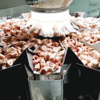 China 1kg 2kg Chicken Poultry Nuggets wings Meat Premade Pouch Multihead Weigher Stand up Pouch  Rotary Fill Seal Packing Machine for sale