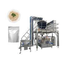China Fresh Food Meat Pie Tray Packaging Machine Multihead Weighing Squid Shrimp Clam Abalone Zipper Bag Automatic Packing Machine for sale