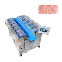 China 12 Head Multihead Weigher for Kebab Weighing Multistation Belt Combination Scale for sale