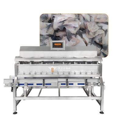 China Doypack Auto Fill Seal Pouch Bag Packaging Machine Cuttlefish Seafood Flip Multi Head Scale Premade Bag Packing Machine for sale