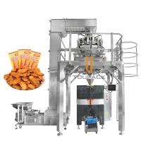 China Long Strip Snack Food Weighing Hard Candy Packing Machine Fried Dough Twist Packaging Machine Zipper Bag Pillow Packing Machine for sale