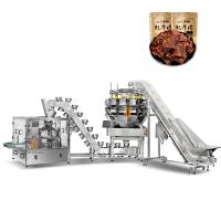 China Long Strip Snack Food Weighing Hard Candy Packing Machine Fried Dough Twist Packaging Machine Zipper Bag Pillow Packing Machine for sale