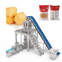 China 1kg 2kg Frozen Dumplings And Meat Balls Bagging Machine Frozen chicken drumsticks and wings Multi Head Packing Machine for sale