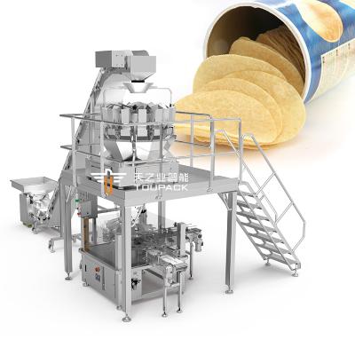 China Automatic Tin Can Bottle Filling Machine For Dried Fruits And Mixed Nuts for sale