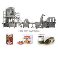 China Automatic Food Packing Machine for Paper Aluminum Tin Cans Powder Nuts Sauce Filling Sealing Can Seamer for sale