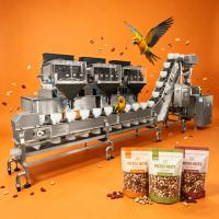 China High Accuracy Pet Food Weighing Packing Machine For Mixed Ingredients Dog Food Production Line for sale