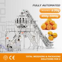 China Automatic Mesh Bag Packaging Machine with 15–30 Bags/Min Speed and 0.45~5Kg Capacity for Potato Onion for sale