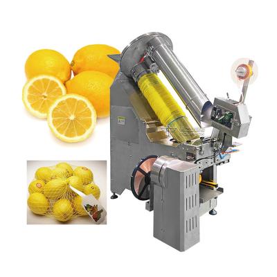 China Automatic Fruits Weighing and Net Bag Packaging System | High-Speed Mesh Bag Packing Solution for sale