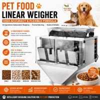 China Automatic Doy Pouch Packing Machine Matching Linear Weigher for Senior Pet Dry Feed Granular Material for sale