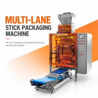 China Multi-Lane Automatic Stick Packing Machine 4-6 Lanes 1g-5g Capacity for Wet Pet Food Sachet Packaging in Food Pouches for sale