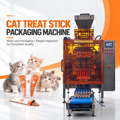 China Wide Application Automatic Stick Liquid Sachet Packing Machine Multi-Lane Pouch Making Machine Sealing Equipment for Pet Food for sale