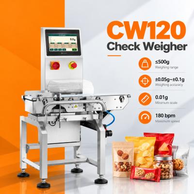 China In-Line Dynamic Checkweigher for Snacks Nuts and Small Packaged Products for sale