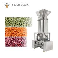 China Stainless Steel Snack Food Packaging Machine Bulk Grain 8.0L Linear Weigher for sale