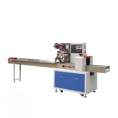 China Pillow Bag Automatic Horizontal Flow Wrap Packing Machine For Food for sale