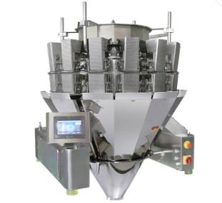 China 50BPM 1.6L Frozen Food Packing Machine , 14 Head Multihead Weigher for sale