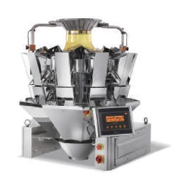 China 60 WPM 14 Head Multihead Weigher Screw Feeder Dimple Plate 2KW for sale