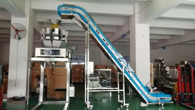 China 1.5KW Electric 10 Head Multihead Weigher With Inclined Elevator for sale