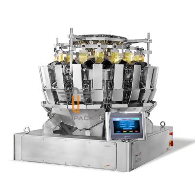 China Stainless Steel 304 80P/M 20 Head Multi Function Weigher For Puffed Food for sale