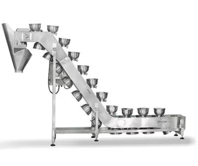China 60 WPM Snack Food Packaging Machine Inclined 3L Bowl Type Filling Conveyor for sale