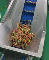 China 25WPM Slot Conveyor Multihead Weigher Packing Machine Lollipop Candy Packaging System for sale