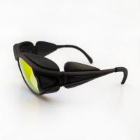 China CO2 Laser Safety Goggles Glasses Eyewear Black frame 9900nm-11100nm clear protective glassess for sale