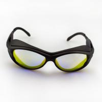 China CO2 Laser Safety Goggles Glasses Eyewear Black frame 9900nm-11100nm clear protective glassess for sale