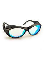 China Glass PC 532 Nm Laser Safety Glasses Od6+ Green Light Reflective for sale