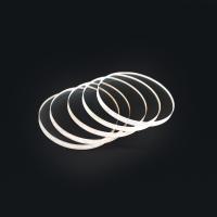 China 125*4mm 1064nm AR Coated Glass Fiber Laser Protective Window for sale