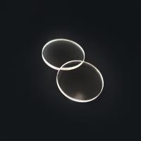 China 99% Transmittance Dia 133.5mm 2.6mm 4mm Fiber Laser Lens for sale