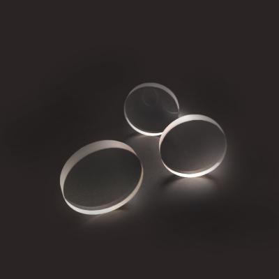 China Imported Quartz Clear JGS1 36*6.8mm F100 Laser Focusing Mirror for sale