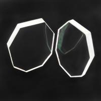 China 45° laser relection mirror 40*30*4mm 650nm & 1064nmHR H-K9L Octagonal laser glass lens laser machine for sale